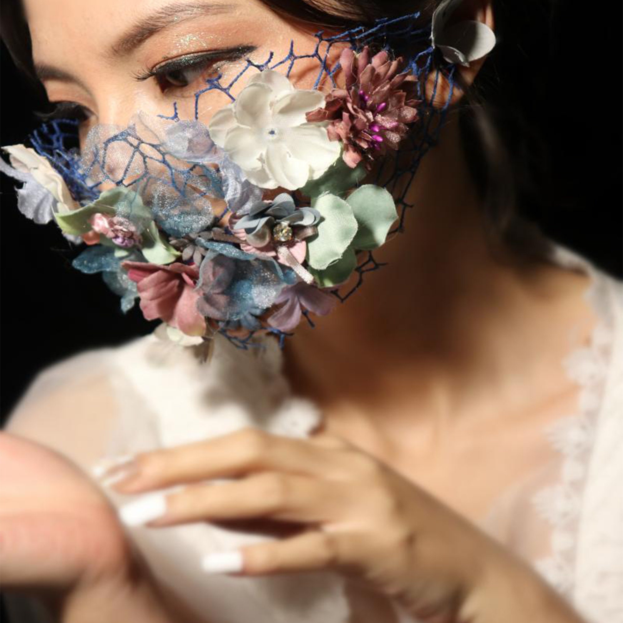 Masquerade Mask Flowers Maskflower Masquerade Mask bridal - Etsy