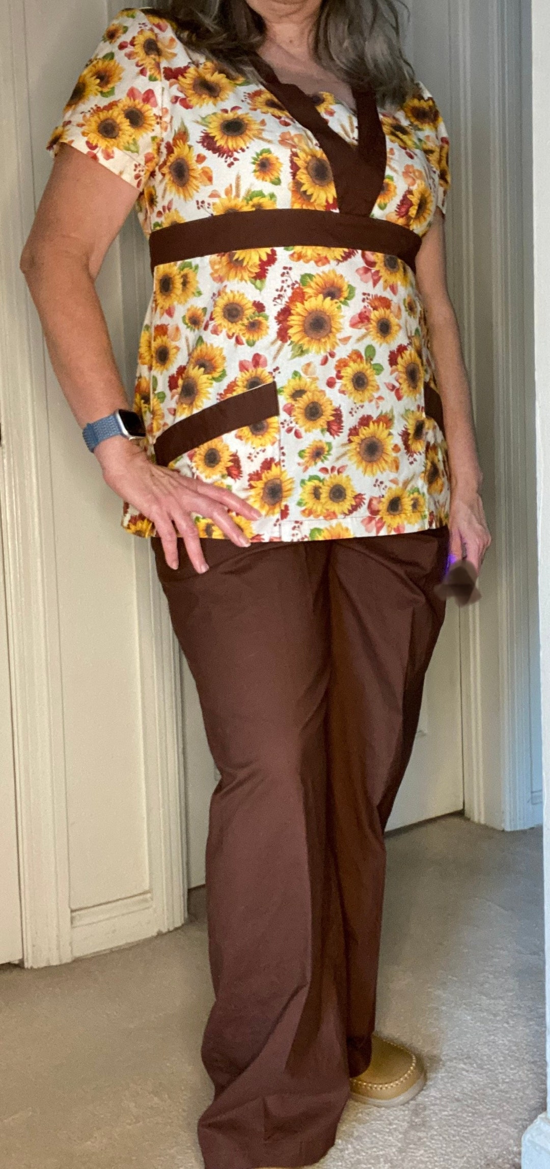 Women's Fall Scrub Set Top and Pants Size 18 - Etsy