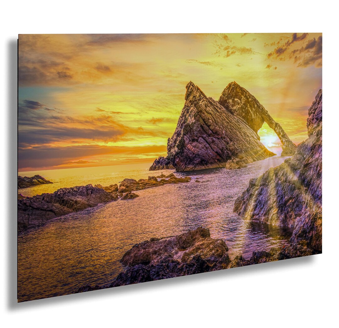 Bow Fiddle Rock Sunrise Print: Moray Coast Landscape Photography - Etsy