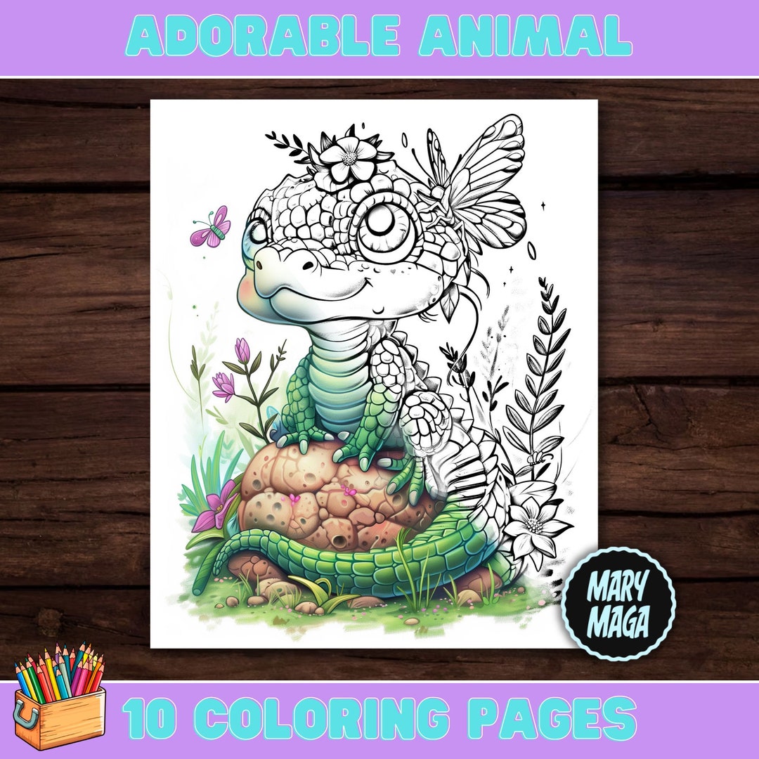 Adorable Animals Coloring Pages, Animal Combinations in A Fantasy World ...