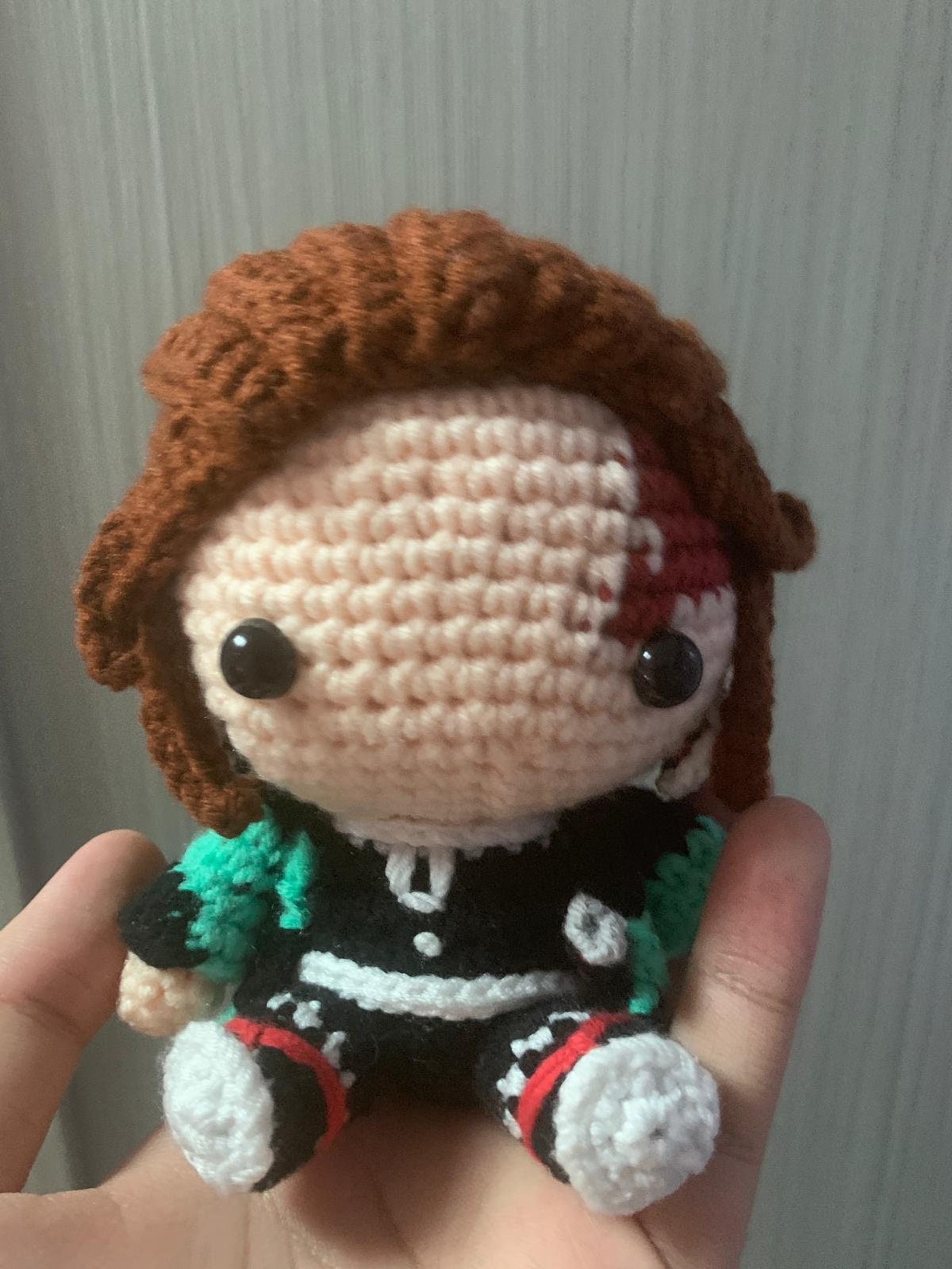 Demon Slayer Tanjiro Amigurumi crochet Soft Toy handmade - Etsy Canada