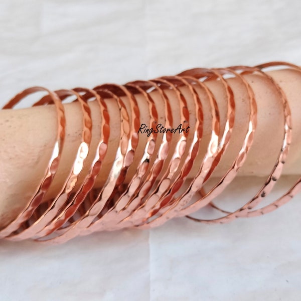 Copper Bangles - Etsy