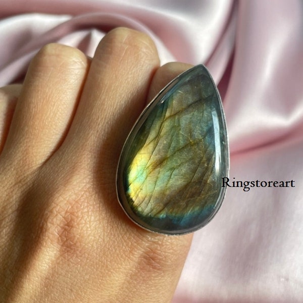 Large Stone Ring - Etsy