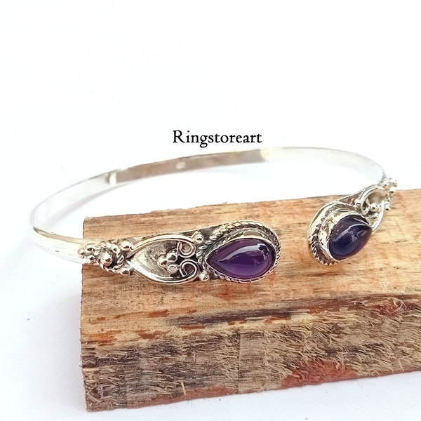 Amethyst Bangle - Etsy