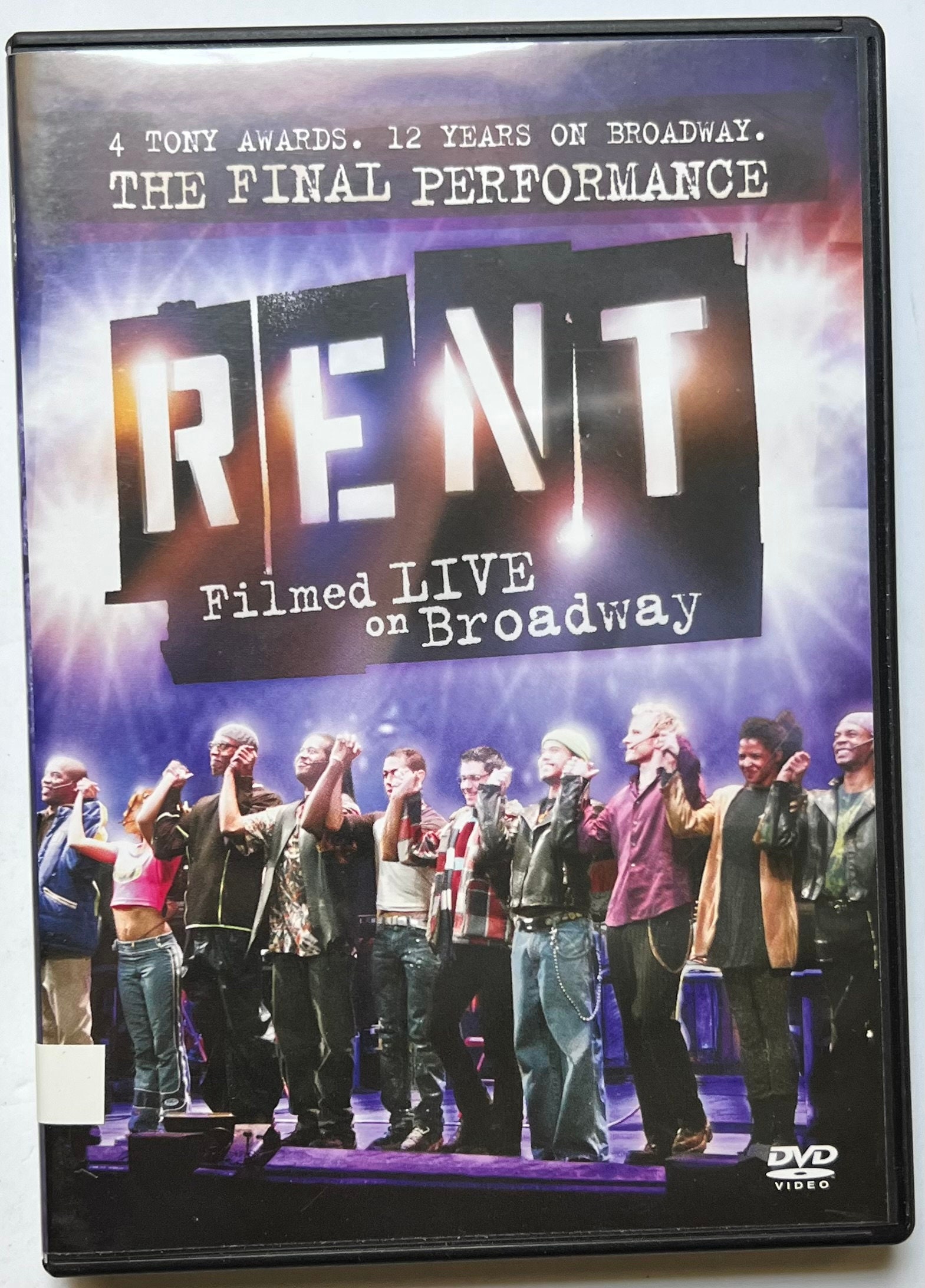 Rent: Filmed Live on Broadway DVD - Etsy