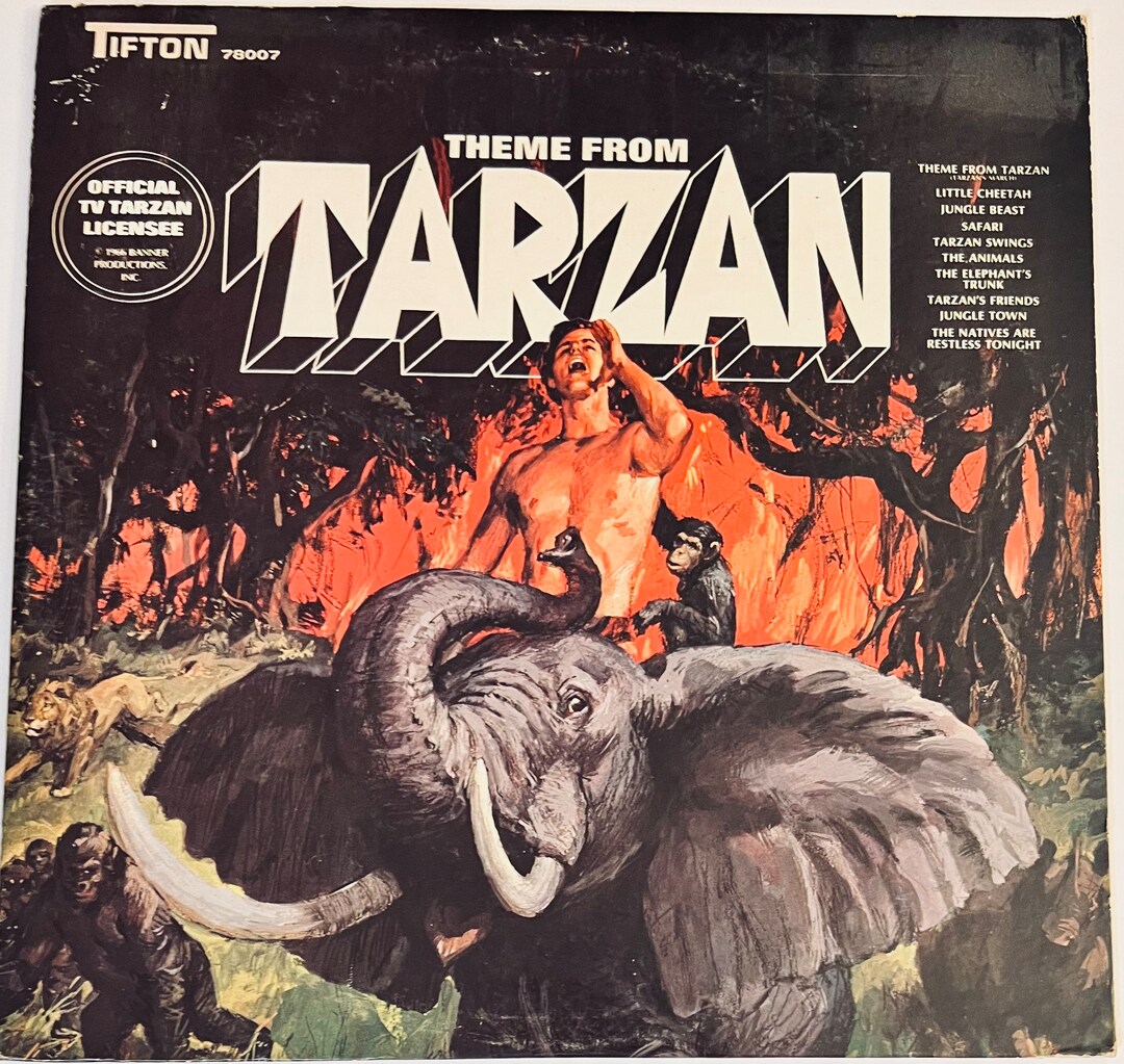 Theme From Tarzan (rare 1966 Record) - Etsy