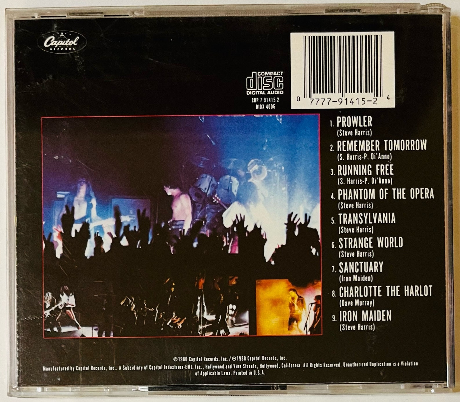 Iron Maiden - Iron Maiden (CD) First US Pressing on CD - Etsy