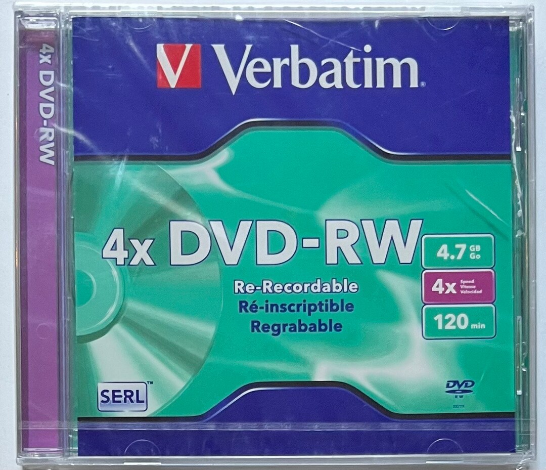 Verbatim 4X DVD-RW (new, Sealed) - Etsy