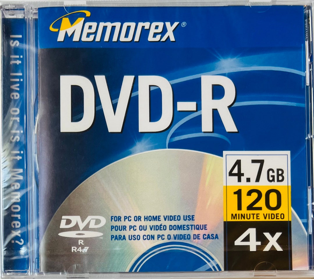 Memorex or Sony - 4.7GB DVD-R Media (new, Sealed) - Etsy