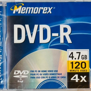 Memorex or Sony 4.7GB DVD-R Media new, Sealed - Etsy