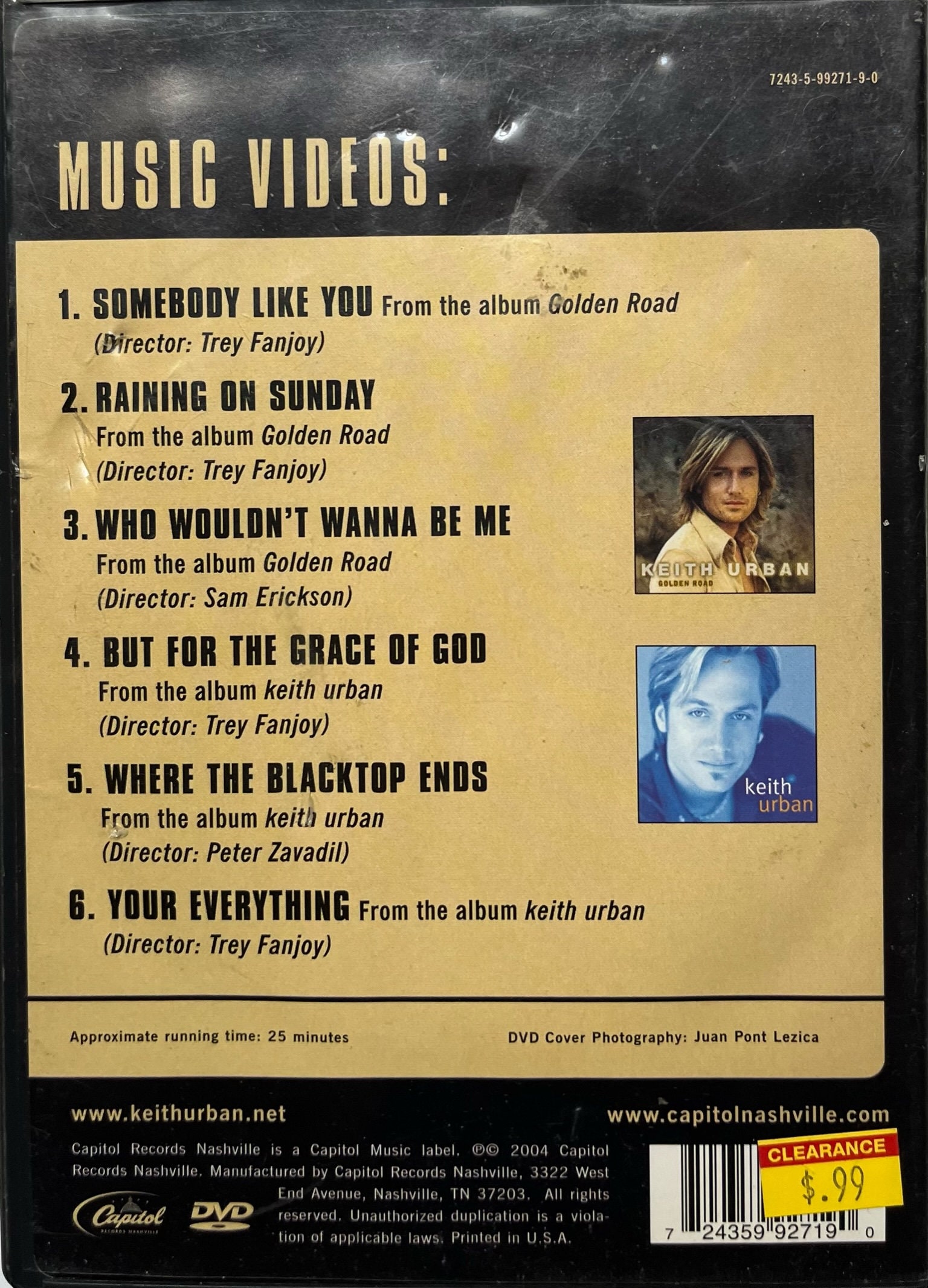 Keith Urban Golden Road Album Cover