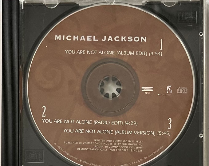 Michael Jackson – You Are Not Alone (CD) - Etsy