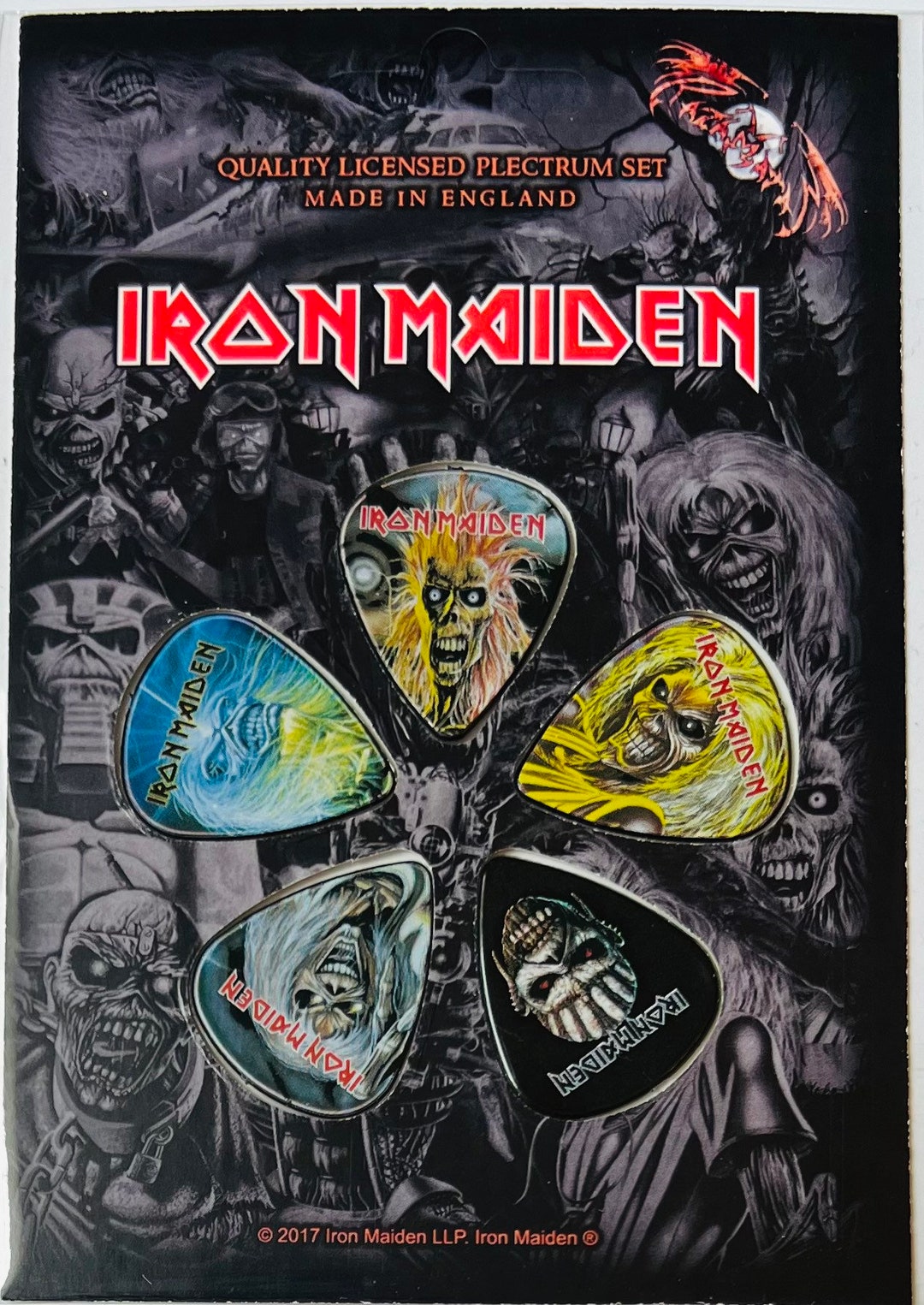 Iron Maiden - Eddie (guitar Picks) - Etsy
