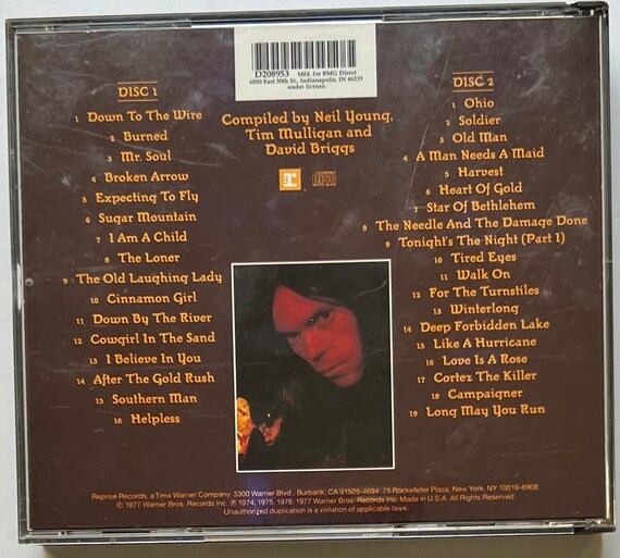 Neil Young Decade Disc 2