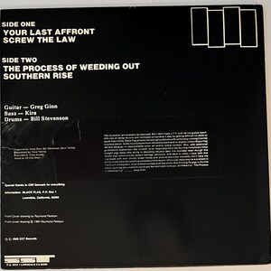 Black Flag – the Process of Weeding Out (LP) - Etsy