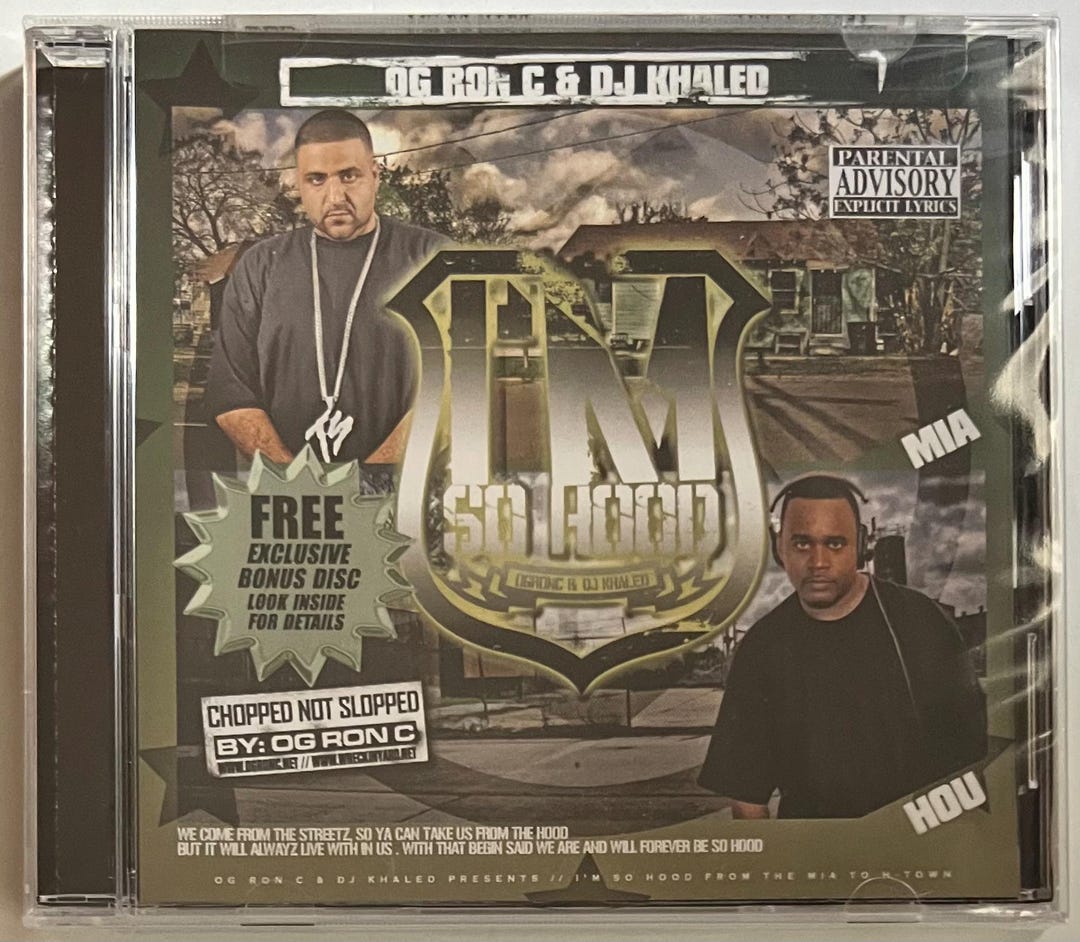 OG Ron C & DJ Khaled Im so Hood CD Sealed - Etsy