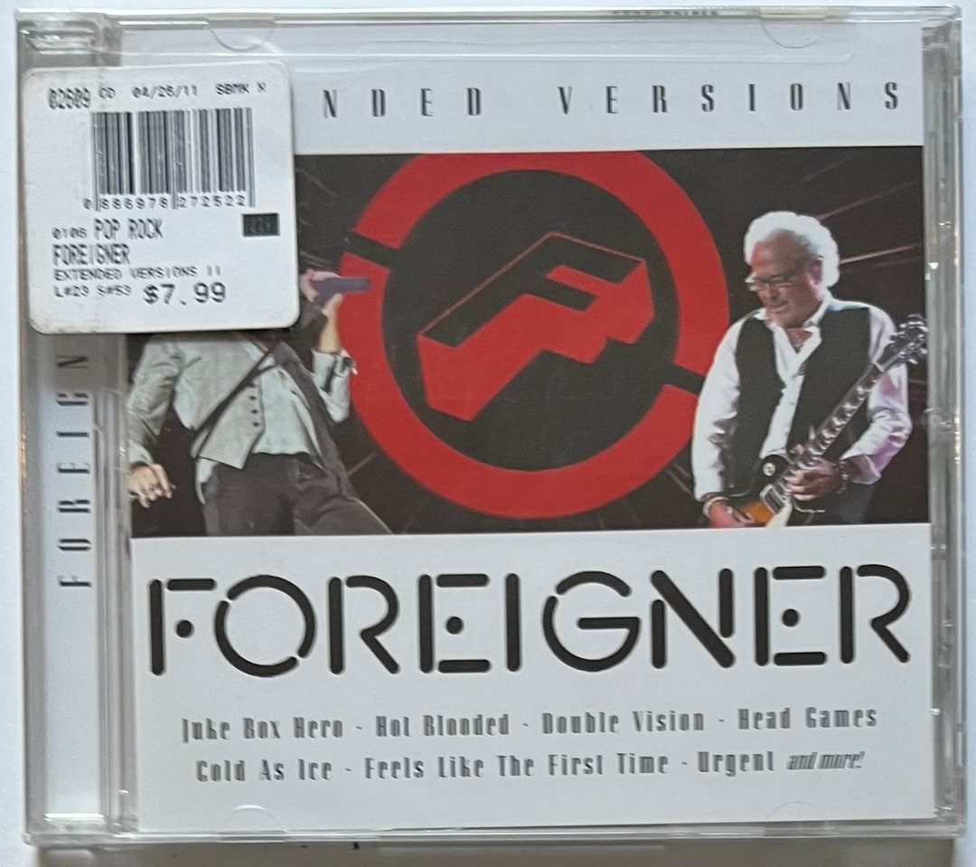 Foreigner Extended Versions CD Sealed - Etsy