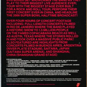 The Rolling Stones: the Biggest Bang 4 DVD Set - Etsy