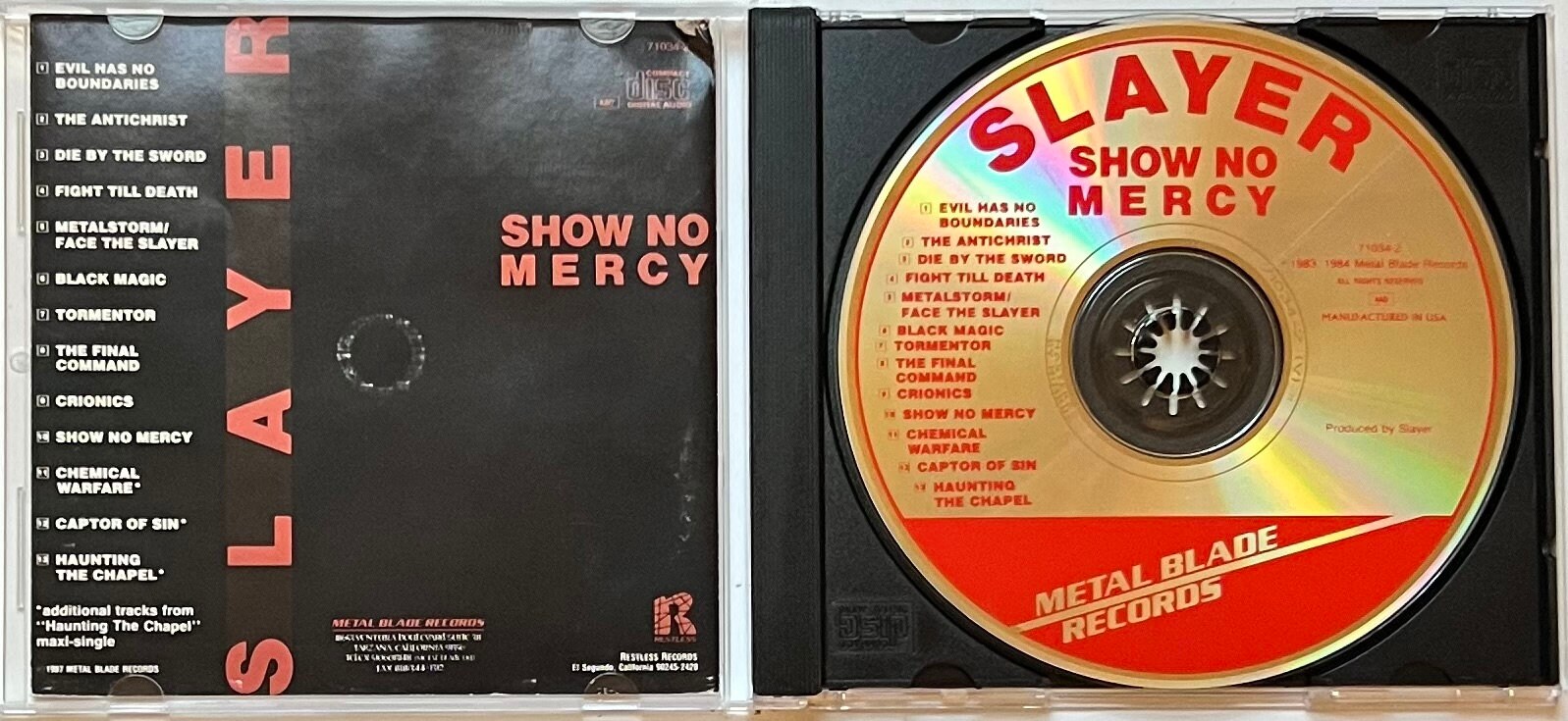 Slayer Show No Mercy Cd