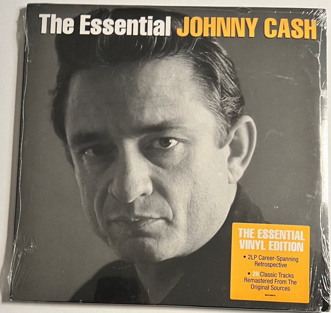 Johnny Cash the Essential Johnny Cash LP Sealed - Etsy
