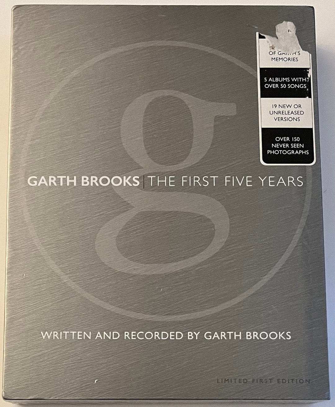Garth Brooks - the First Five Years- the Anthology Part 1 (hard Cover ...