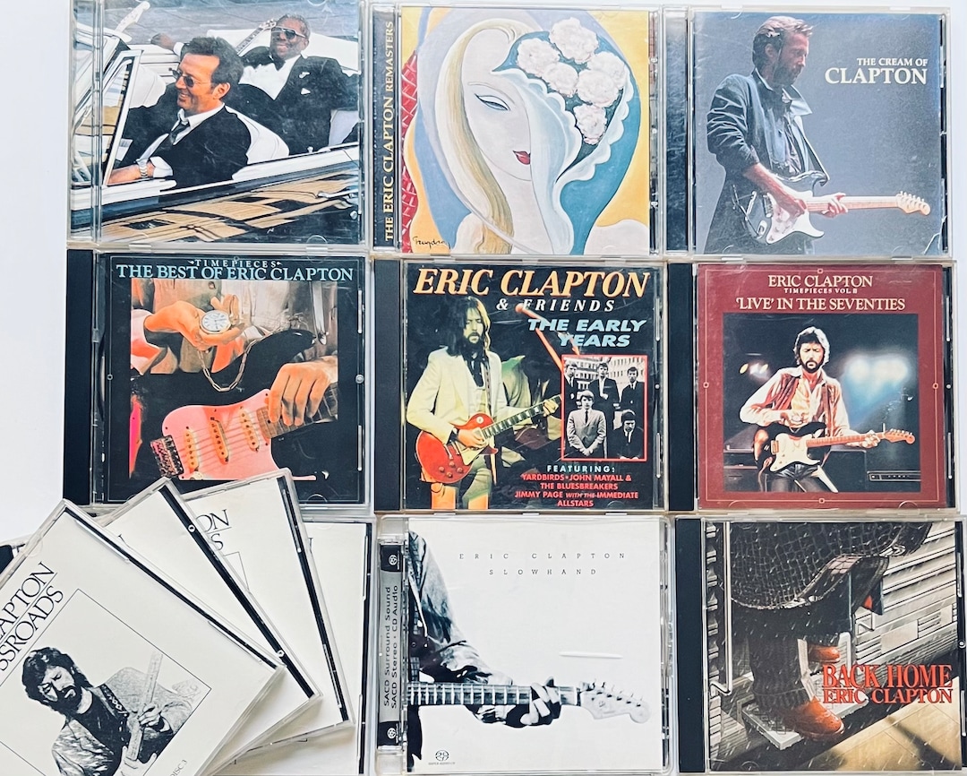 Eric Clapton (cd's) Various Titles From His Catalog - Etsy