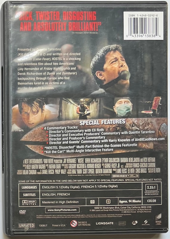 Hostel Dvd Cover