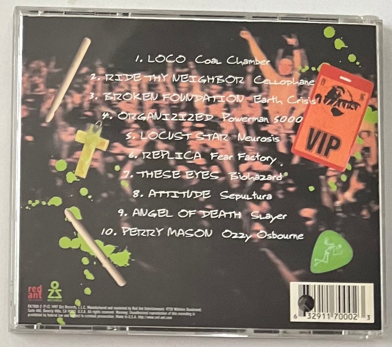 The Ozzfest Live (CD) Various Artists - Etsy