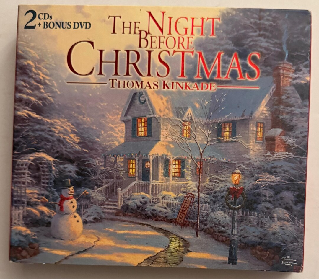 Thomas Kinkade: Night Before Christmas (CD/DVD) - Etsy