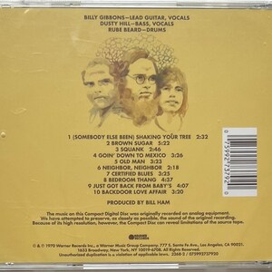 ZZ Top - First Album (CD) Sealed - Etsy