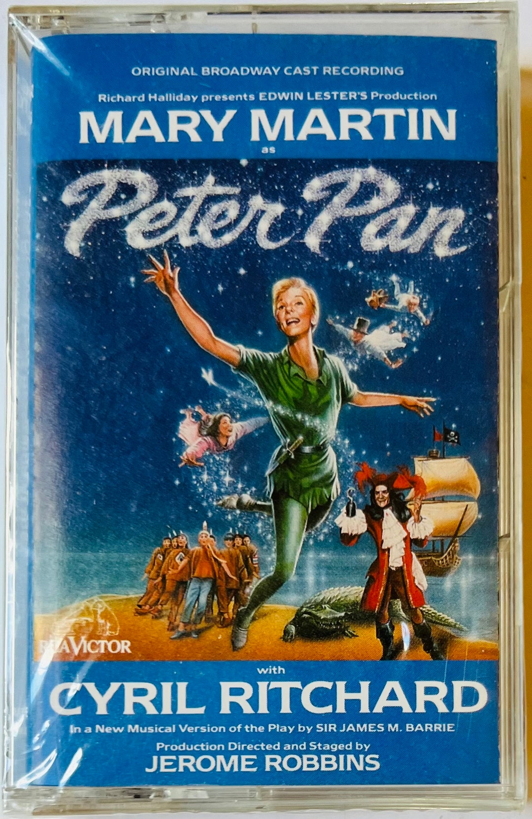 Peter Pan - Original Cast Recording (1990 Cassette Release) New, Sealed ...