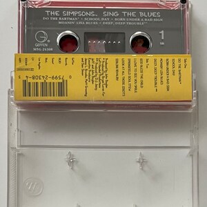 The Simpsons the Simpsons Sing the Blues cassette - Etsy