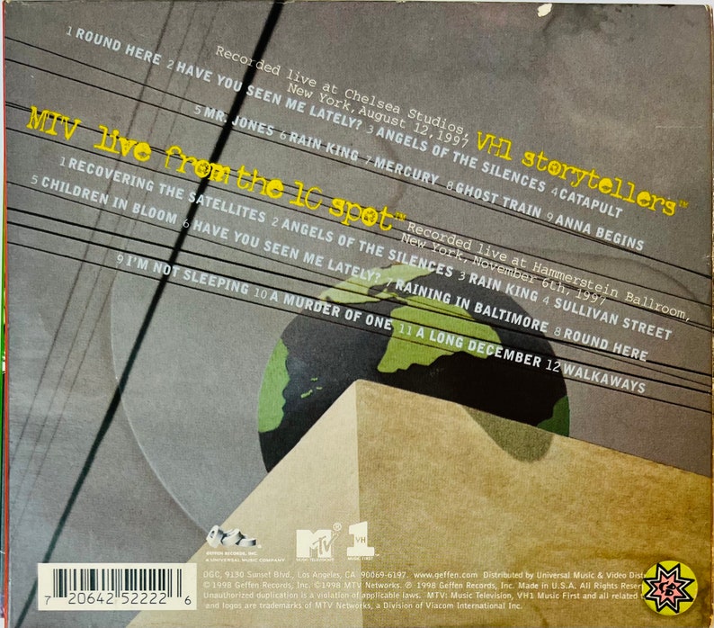 Counting Crows Across A Wire 2 CD Set - Etsy