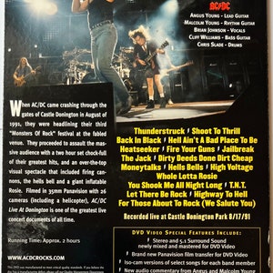 AC/DC - Live at Donington (DVD) - Etsy