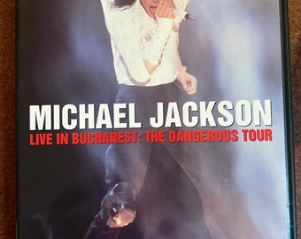 Michael Jackson DVD Live in Bucharest the Dangerous Tour - Etsy