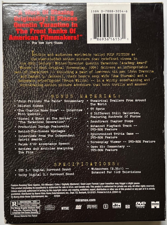 Pulp Fiction Soundtrack Collectors Edition