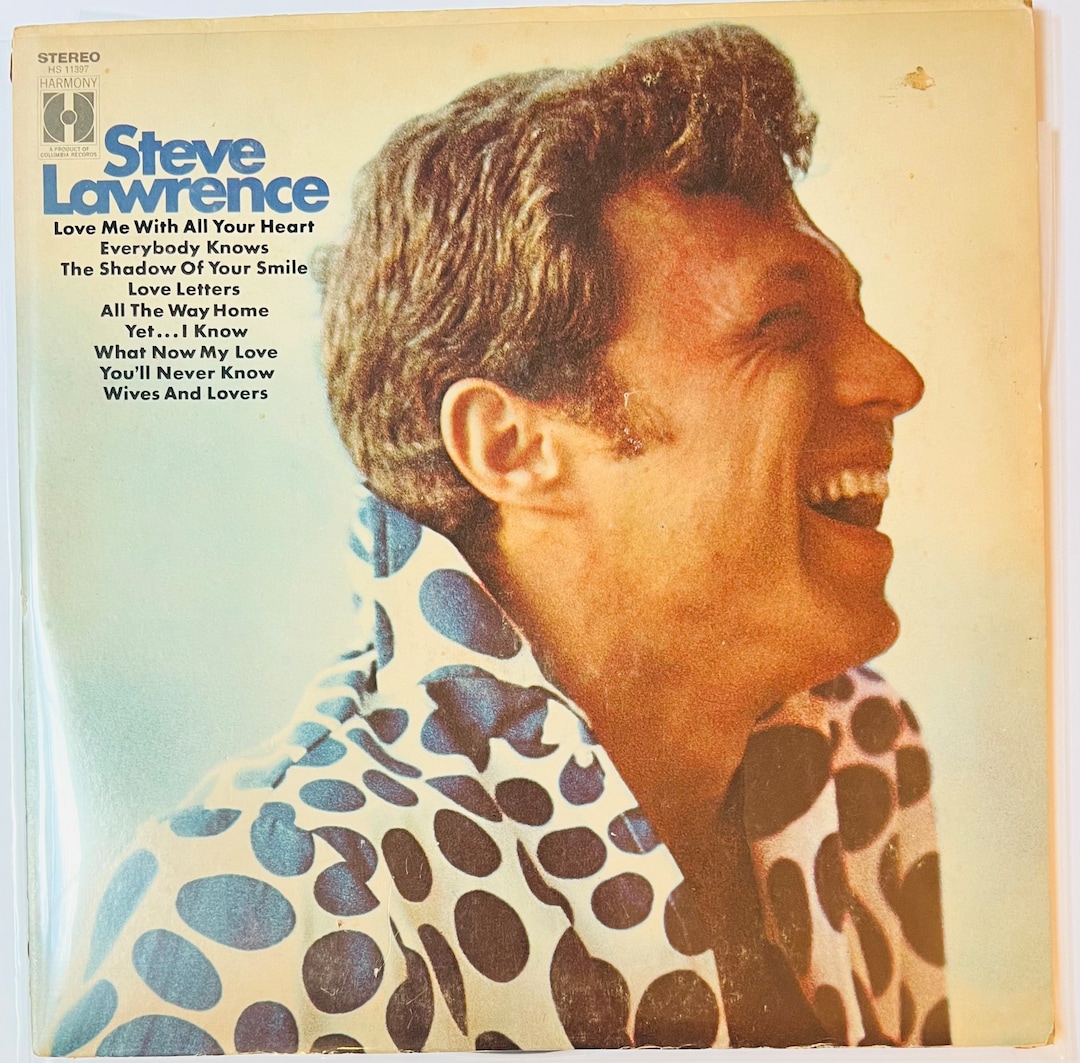 Steve Lawrence - Love Me With All Your Heart - Etsy
