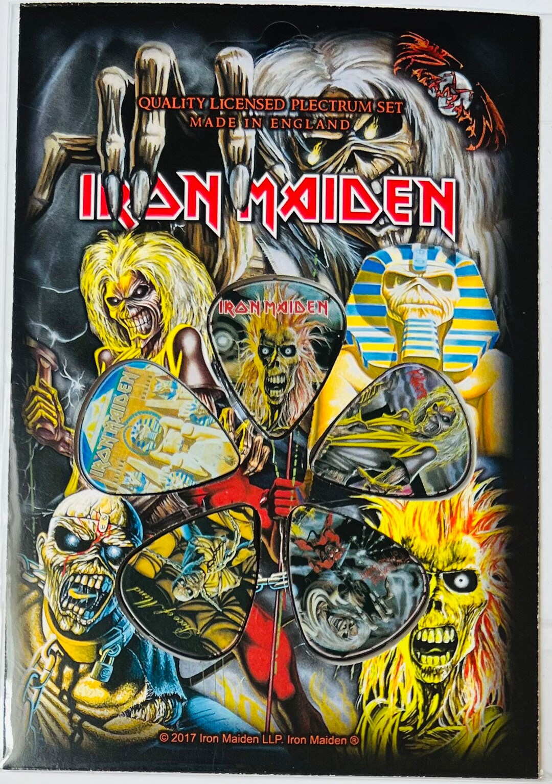 Iron Maiden -early Years (guitar Picks) - Etsy