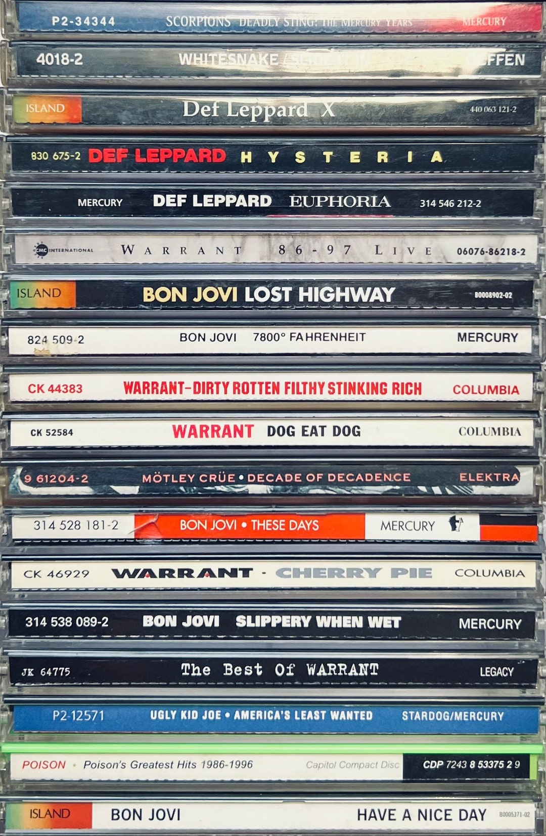 80's Metal Bands (cd's) Various - Etsy