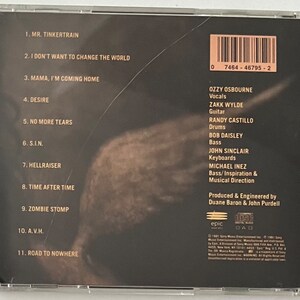 Ozzy Osbourne – No More Tears (CD) - Etsy