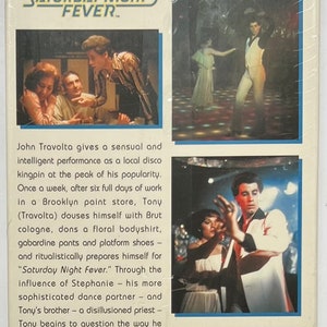 Saturday Night Fever VHS Sealed - Etsy