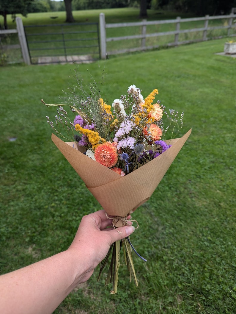 Dried Flower Bouquet - Etsy UK