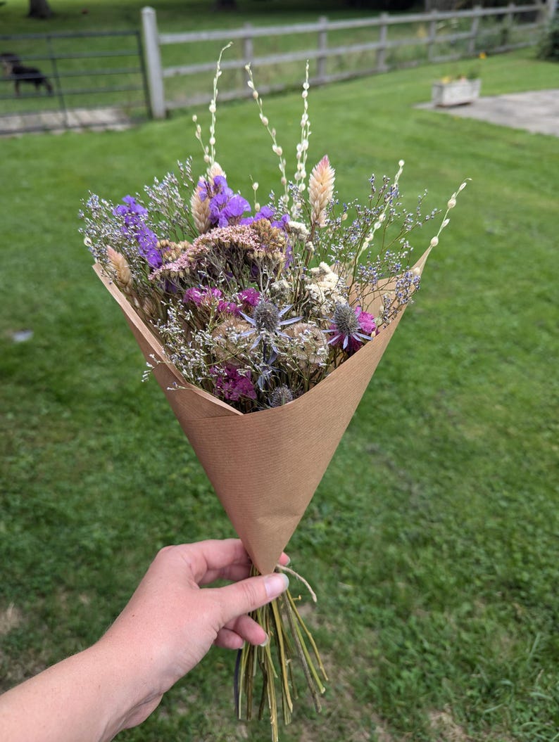 Dried Flower Bouquet - Etsy UK