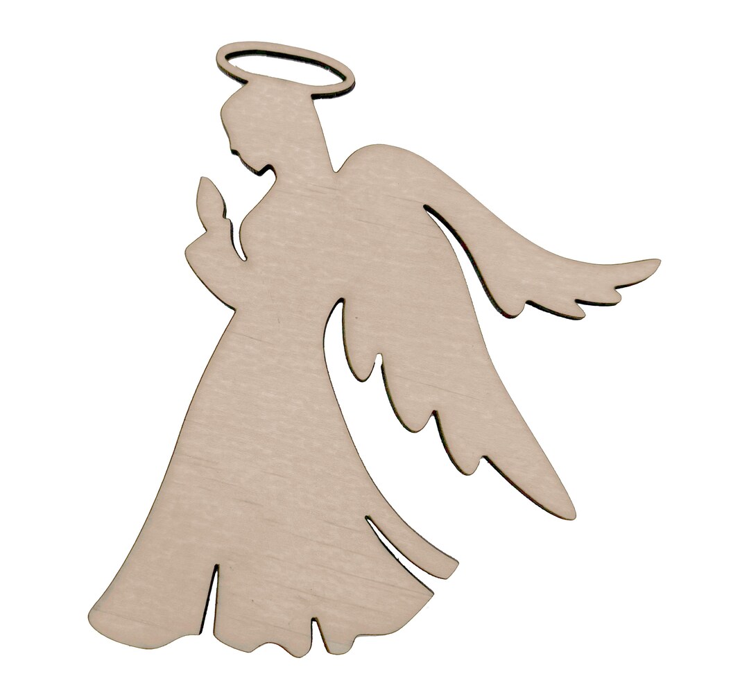 Unfinished Wood Praying Angel, Wood Cutout, Wood Blank Shape - Etsy