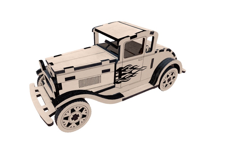 Vintage Retro Classic Car Model Car Kit Etsy