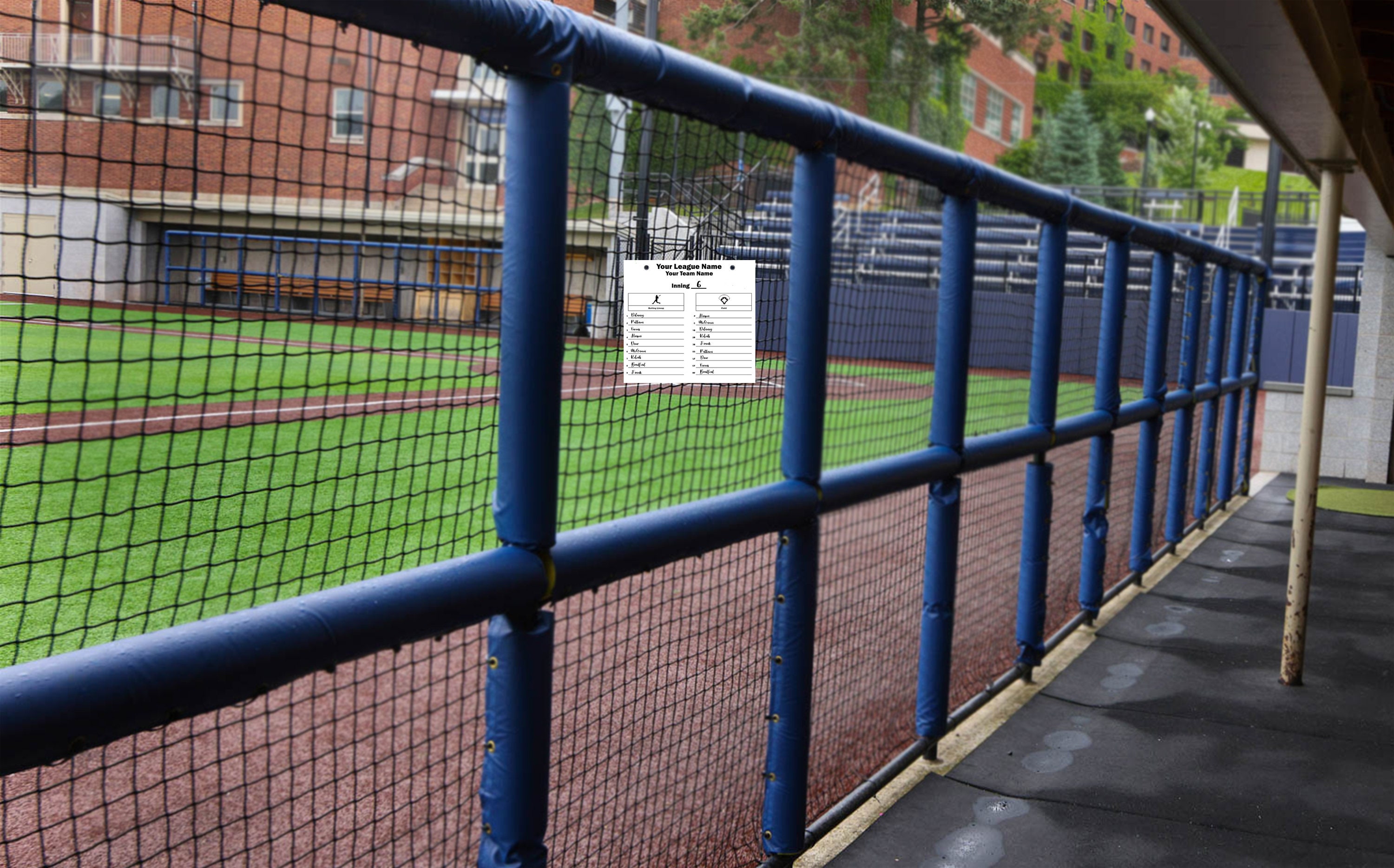 Baseball Softball Batting Order Whiteboard, Dry Erase Board, Lineup ...
