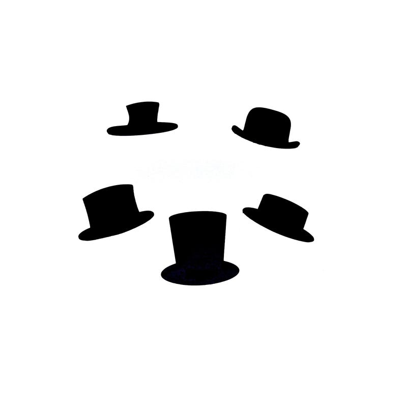 Snowman Craft Hat Cutout - Etsy