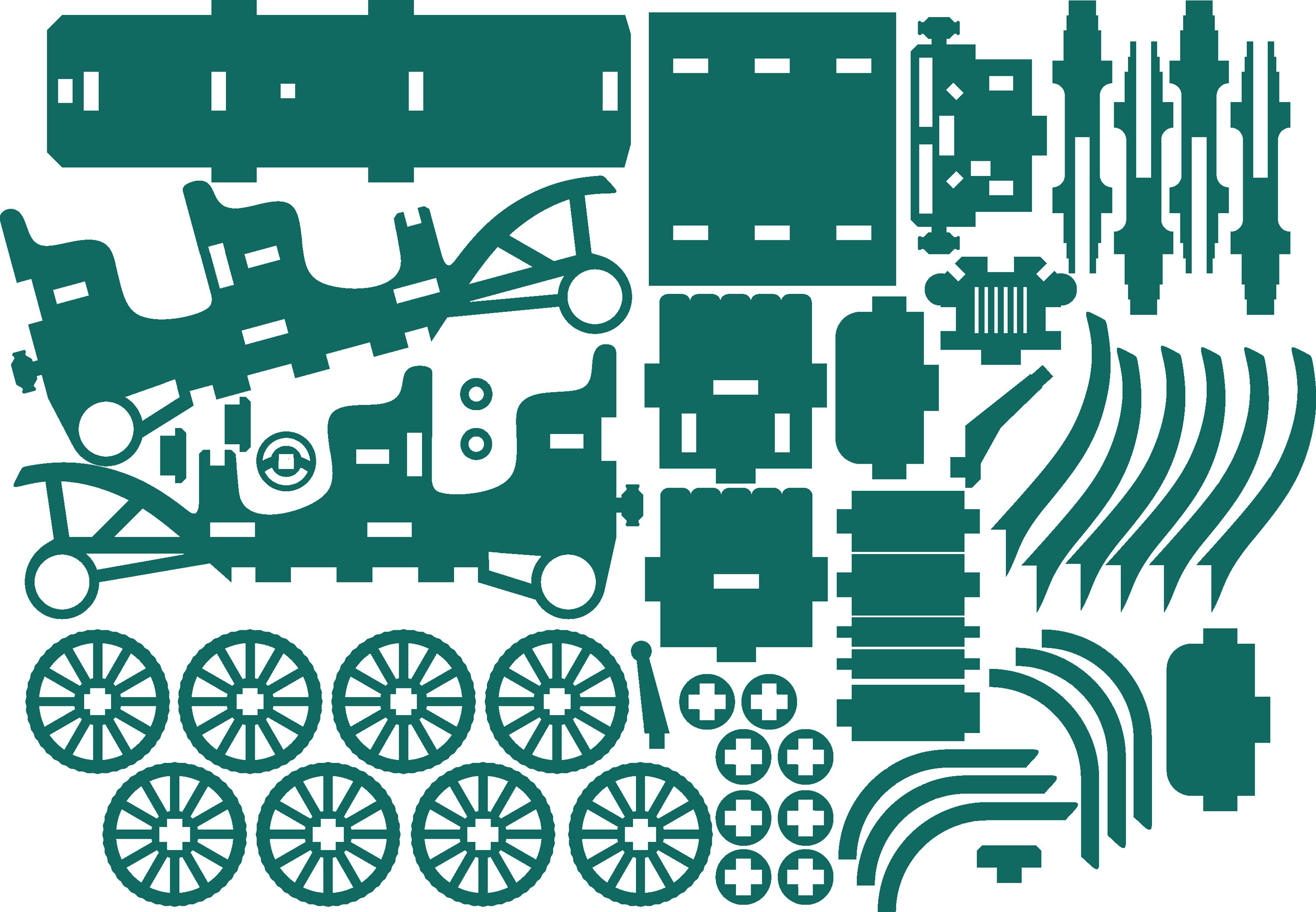 3D Model Car Kit for Kids and Adults, Model T - Etsy