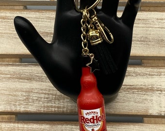 Mini Hot Sauce Keychain - Etsy