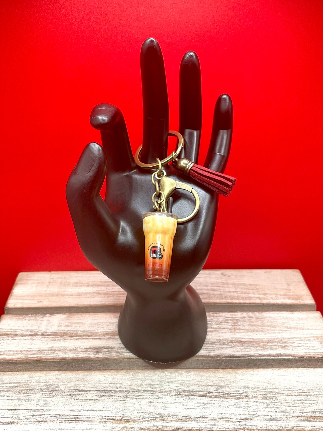 Mini Boba Tea Keychain, Mini Boba Tea, Quirky, Gag Gift, Tea Keychain ...